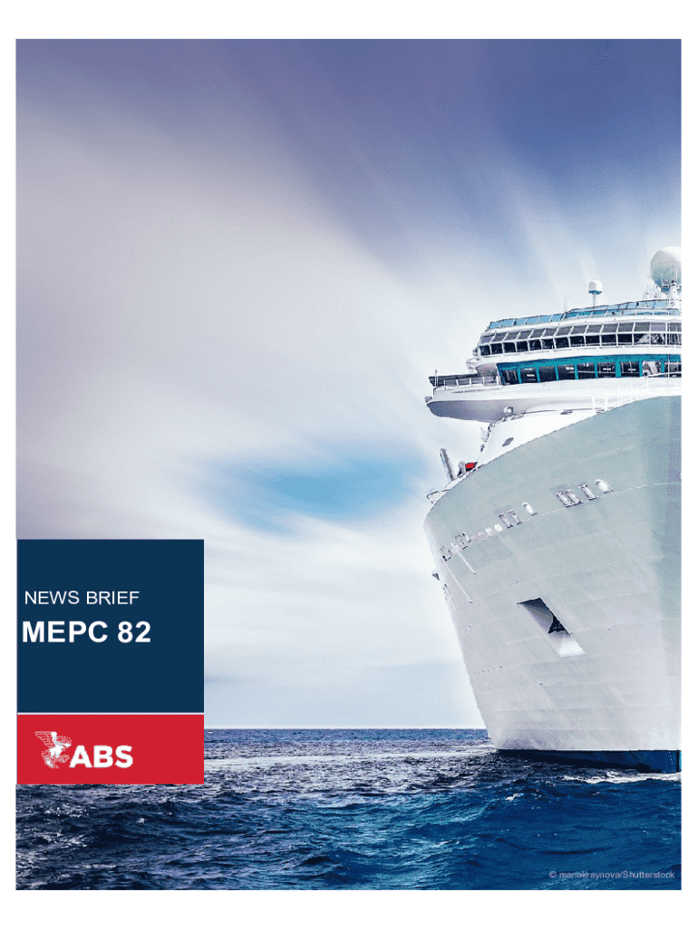 Fillable Online IMO MEPC 82: Negotiations on a new net-zero framework - DNV Fax Email Print ...