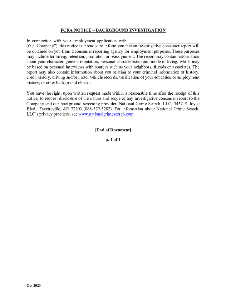 Fillable Online Authorization for Background Investigation Fax Email ...