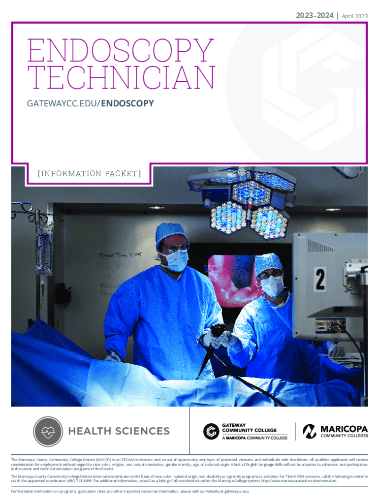 Fillable Online Endoscopy Technician Program Fax Email Print - pdfFiller