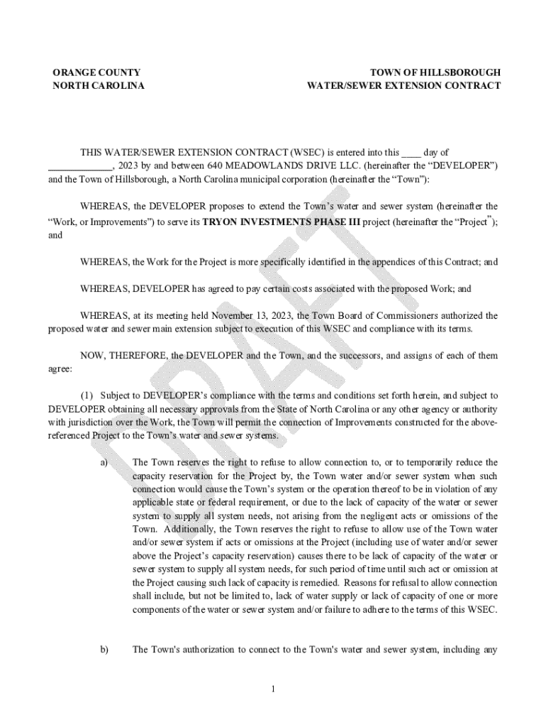 Fillable Online 8-c - Amendment to the Water and Sewer Facilities ...