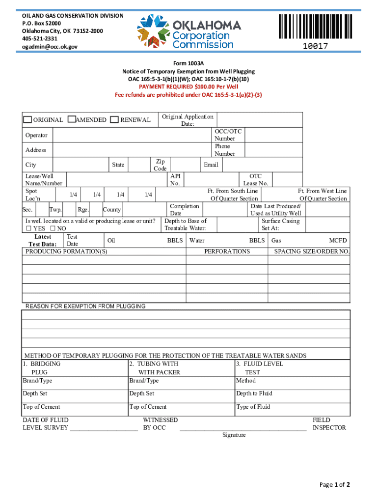 Fillable Online Federal well-plugging program now underway in Oklahoma ...