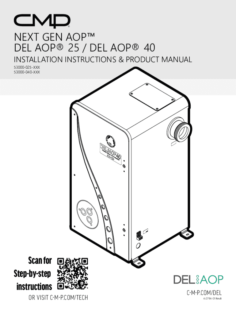 Fillable Online Next Gen Aop™ Del Aop® 25 / Del Aop® 40 Fax Email Print ...