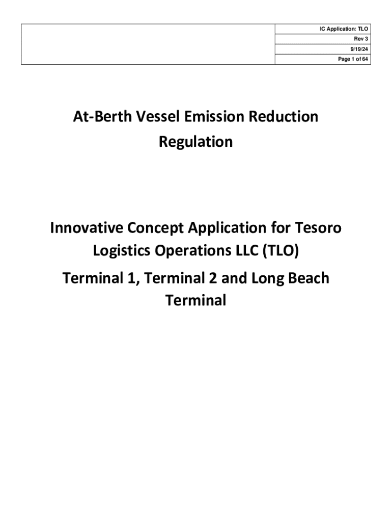 Fillable Online at-berth Vessel Emission Reduction Regulation Fax Email ...