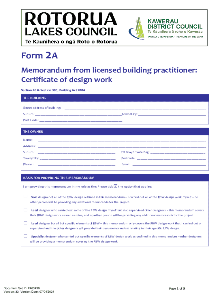 Fillable Online Form 2a - Fill Online, Printable, Fillable, Blank Fax ...
