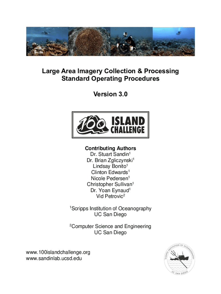 Fillable Online Large Area Imagery Collection & Processing Standard ...