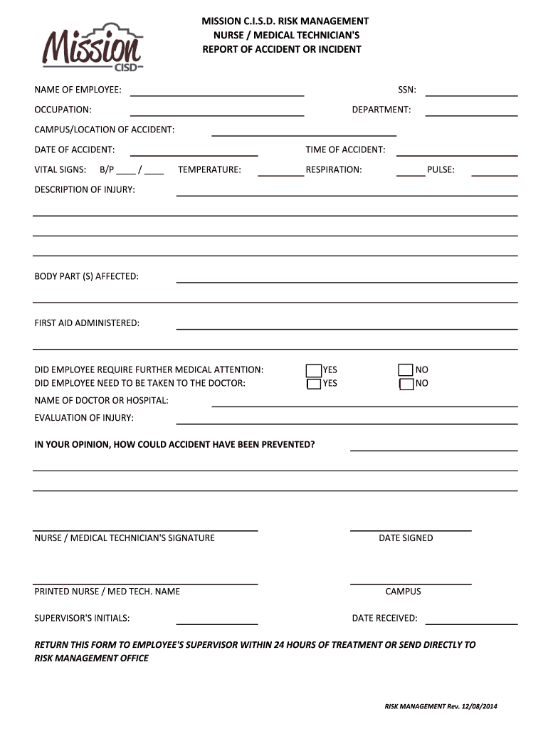 Fillable Online 2014 Nurse Accident Report_pdf TYPE.pdf Fax Email Print ...