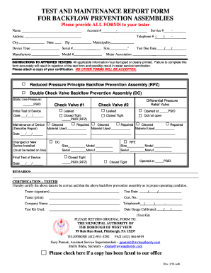 Maintenance Report Form - Fill Online, Printable, Fillable, Blank ...