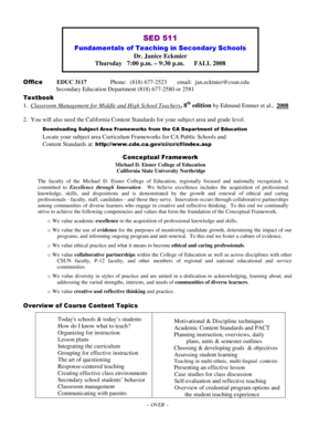 Fillable Online edutech csun SED 511 - California State University ...