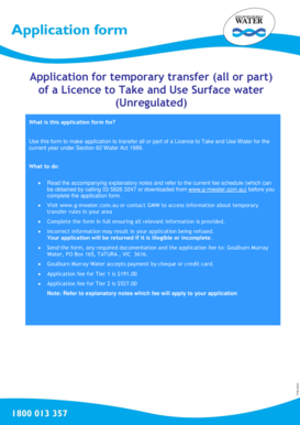 Fillable Online Application for temporary transfer (all or part) of a ...