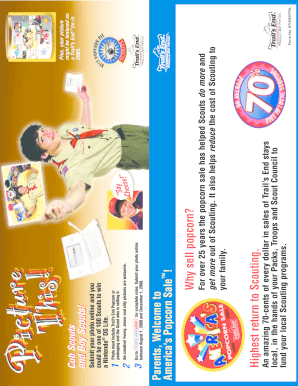 Fillable Online Popcorn Order Form - Allegheny Highlands Council Fax ...