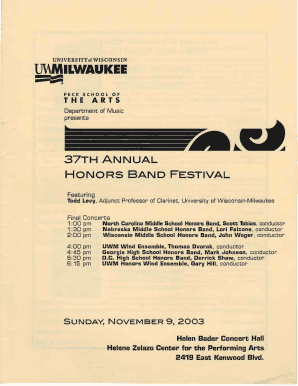 Fillable Online Nebraska Middle School Honors Band Lori Falcone ...