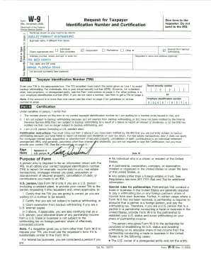 Fillable Online W 9 Medical Enrollment Form Fax Email Print - pdfFiller
