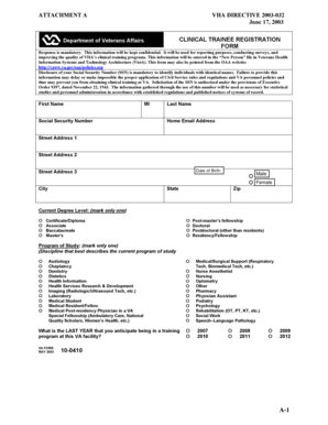 Fillable Online centraltexas va VHA Directive 2003-032, 6/17/03 ...