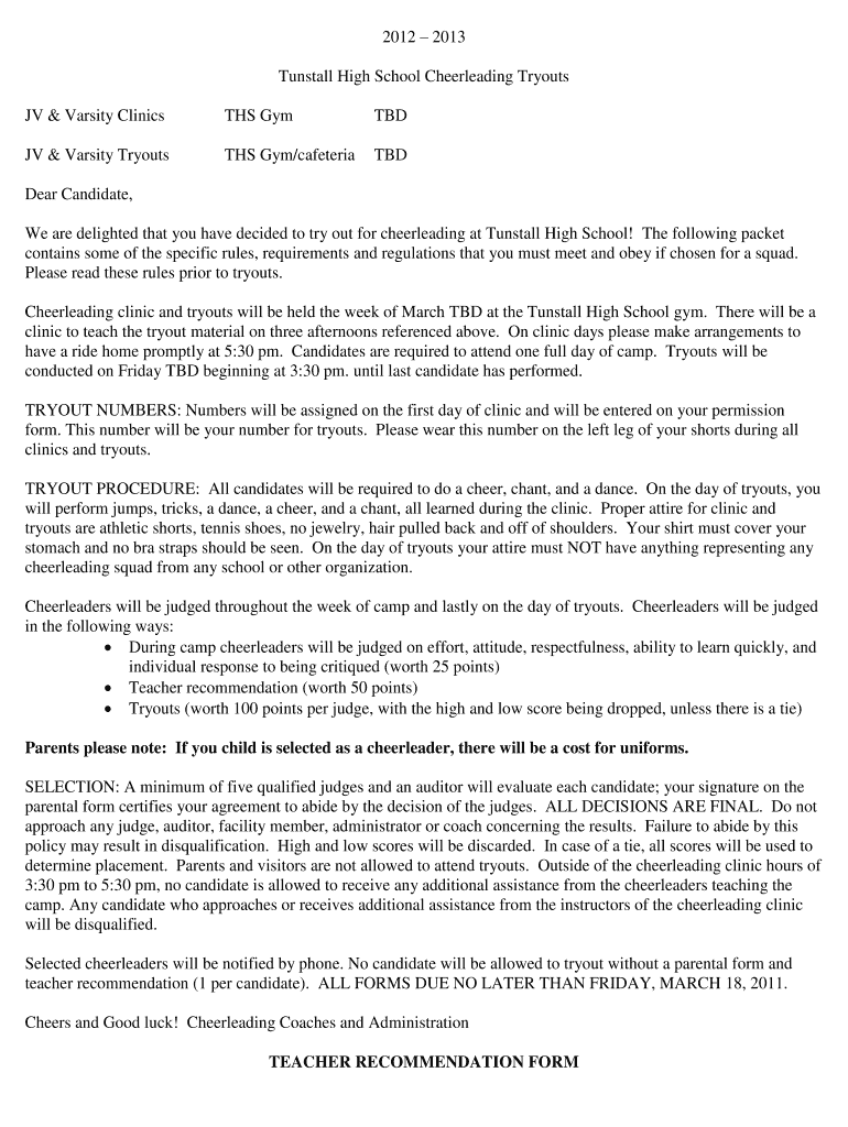 Fillable Online 2012 Cheerleading Letter Fax Email Print - pdfFiller