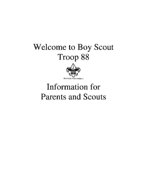 Fillable Online maryvilletroop88 Troop Handbook - Boy Scout Troop 88 of Maryville, TN Home ...