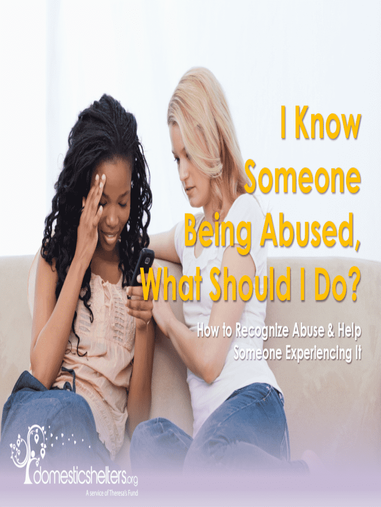 Fillable Online What to Do When You See or Suspect Abuse Fax Email Print - pdfFiller