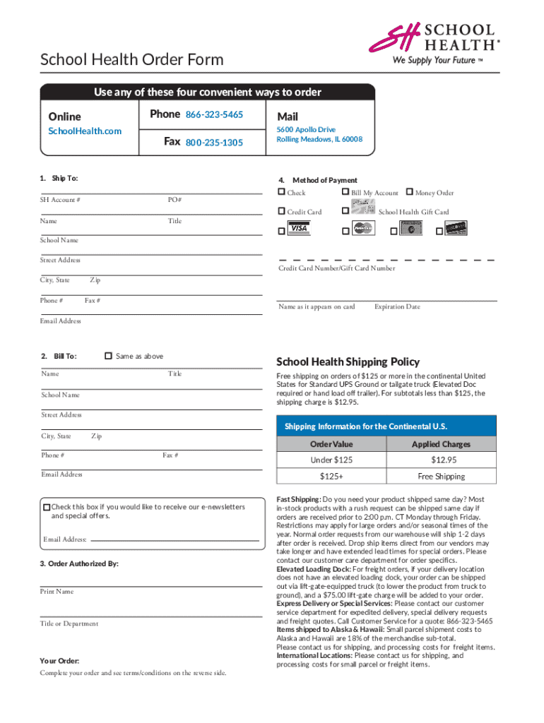 Fillable Online Health Forms/Services Fax Email Print - pdfFiller