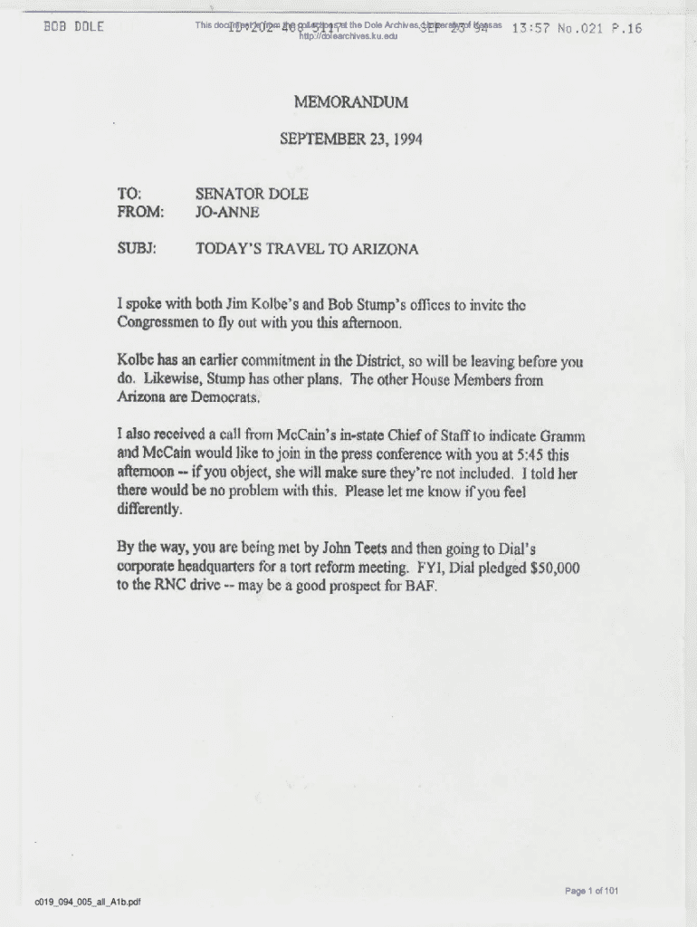 Fillable Online Photograph of Congressman Bob Dole with Indian children ...