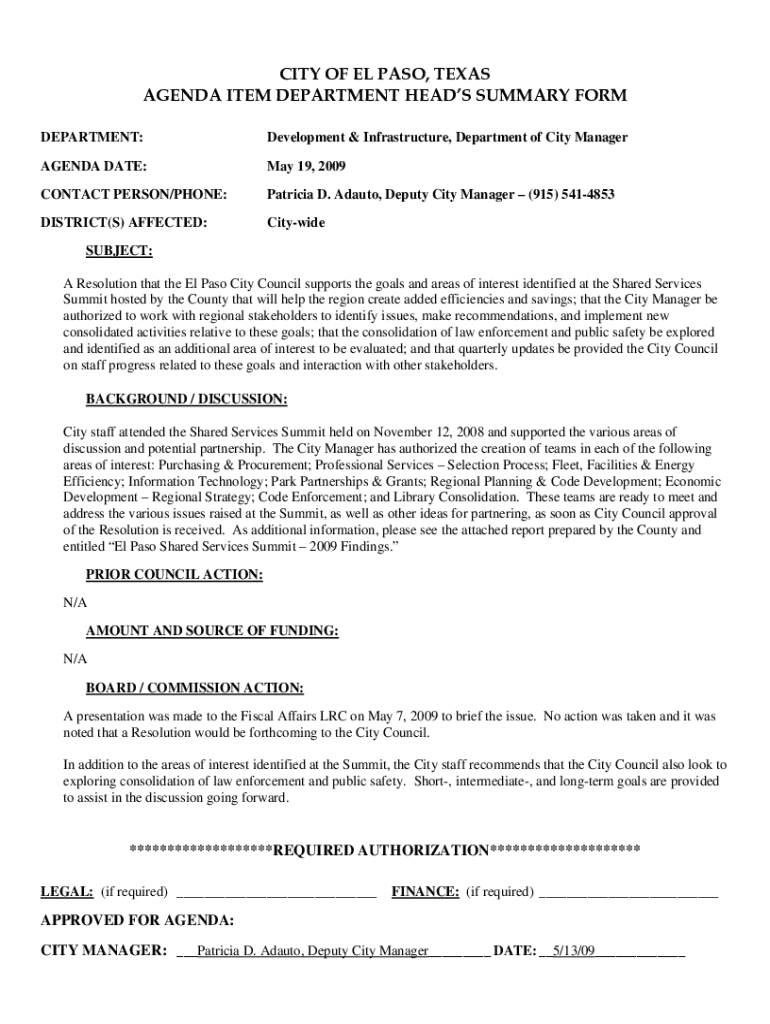 Fillable Online Development & Infrastructure, Department of City Manager Fax Email Print - pdfFiller