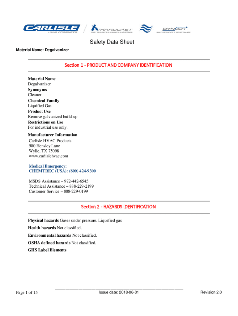 Fillable Online SAFETY DATA SHEET Heavy Duty Degreaser Fax Email Print ...