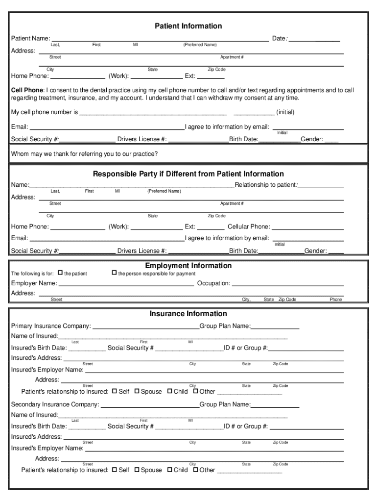 Fillable Online Orthodontic Seminar Packet - Medi-Cal Dental - CA.gov ...