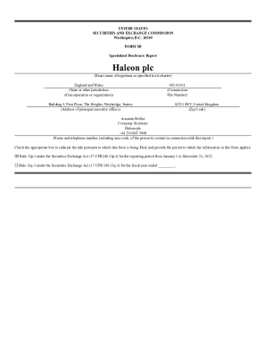 Fillable Online Specialized Disclosure Report Fax Email Print - pdfFiller