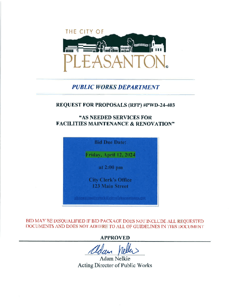 Fillable Online RFQ & RFP Forms Fax Email Print - pdfFiller