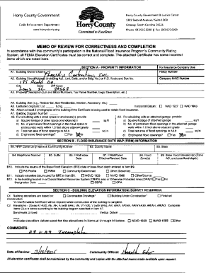 Fillable Online Fema Elevation Certificate for Flood Insurance Fax ...