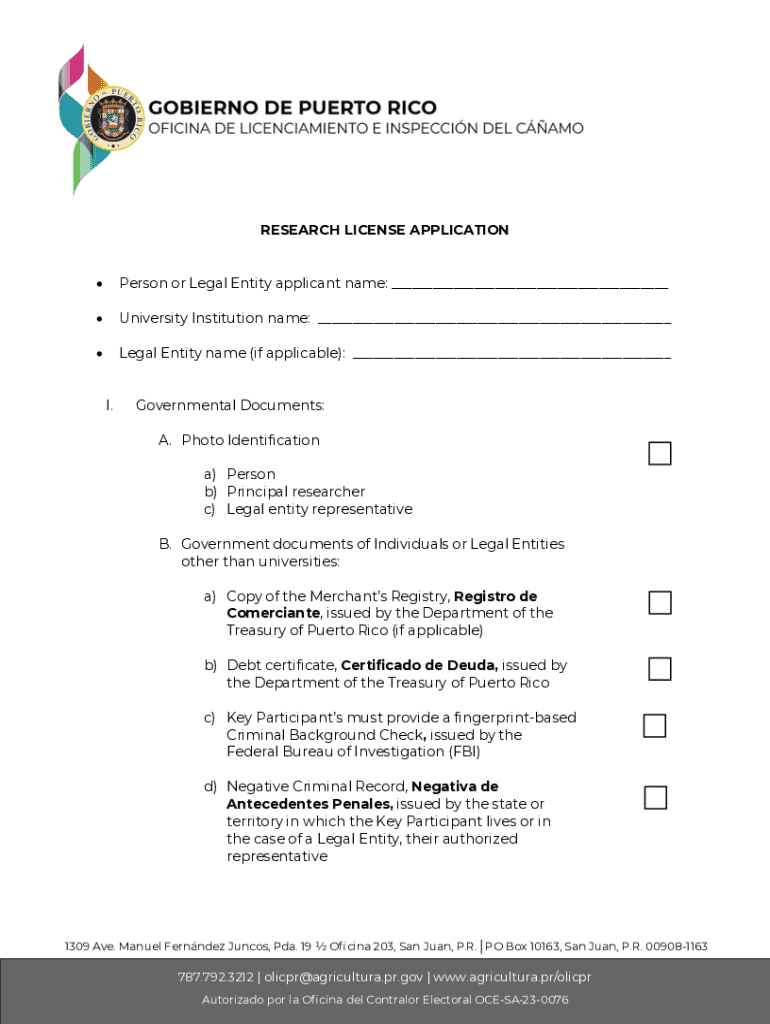 Fillable Online Departamento de Agricultura - Gobierno de Puerto Rico Fax Email Print - pdfFiller