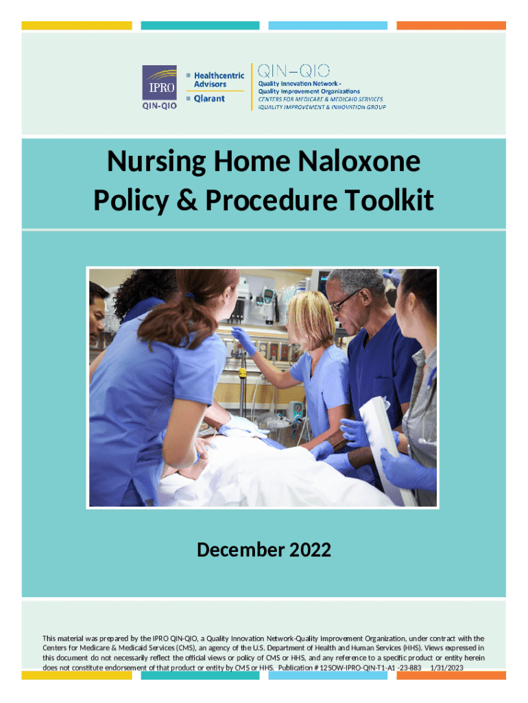 Adult Care Facility Naloxone Policy & Procedure Toolkit Doc Template ...
