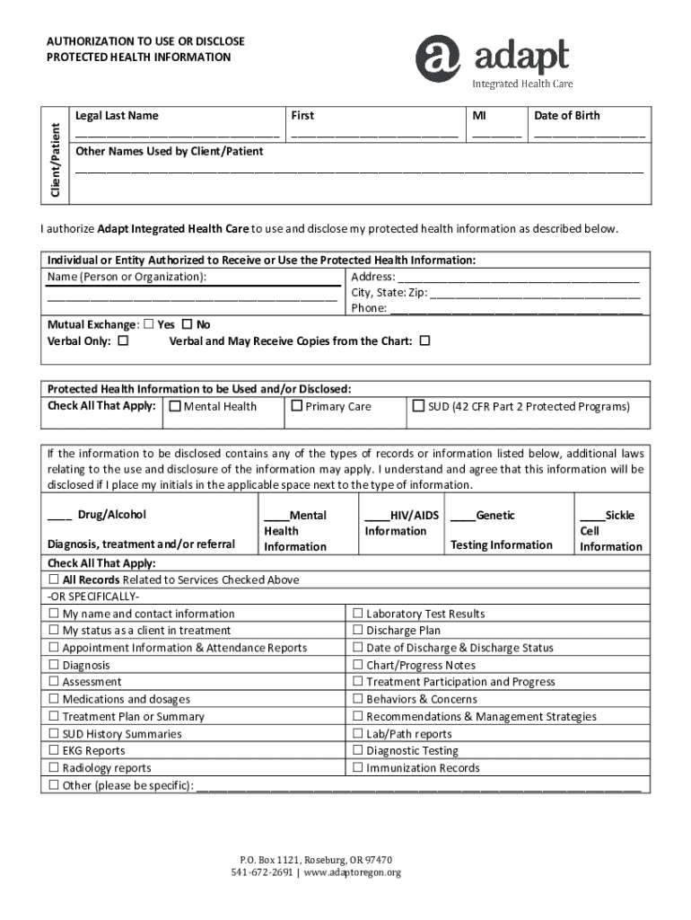 Fillable Online Pediatric Mental Health New Patient Packet Fax Email Print - pdfFiller