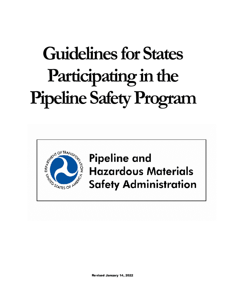 Fillable Online Guidelines for States Participating in the Pipeline ...