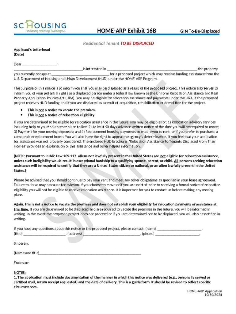 American Rescue Plan Program (HOME-ARP) Request for ... Doc Template ...