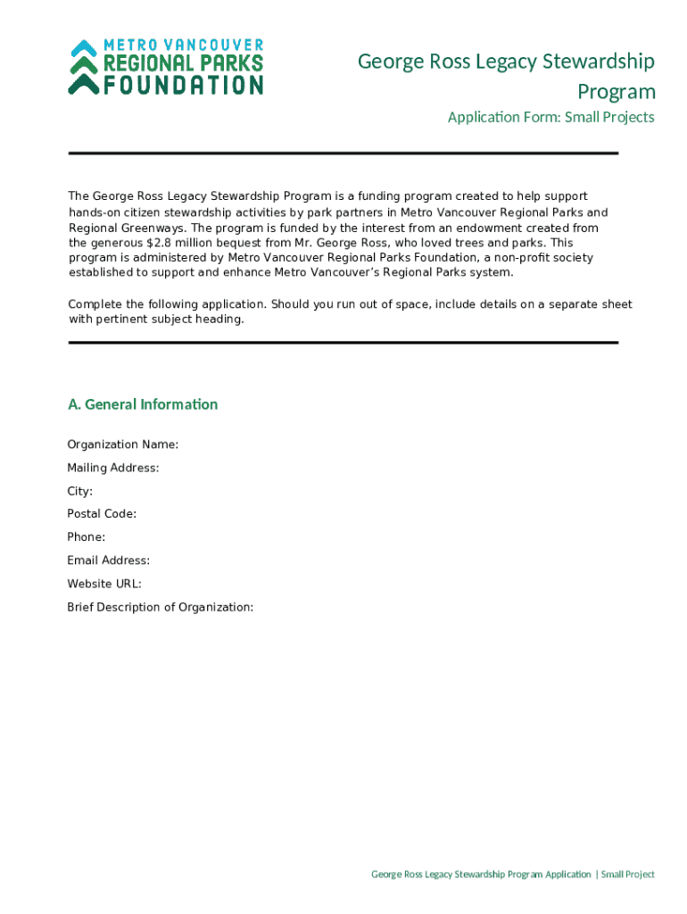 George-Ross-Application-Small-Projects Doc Template | pdfFiller