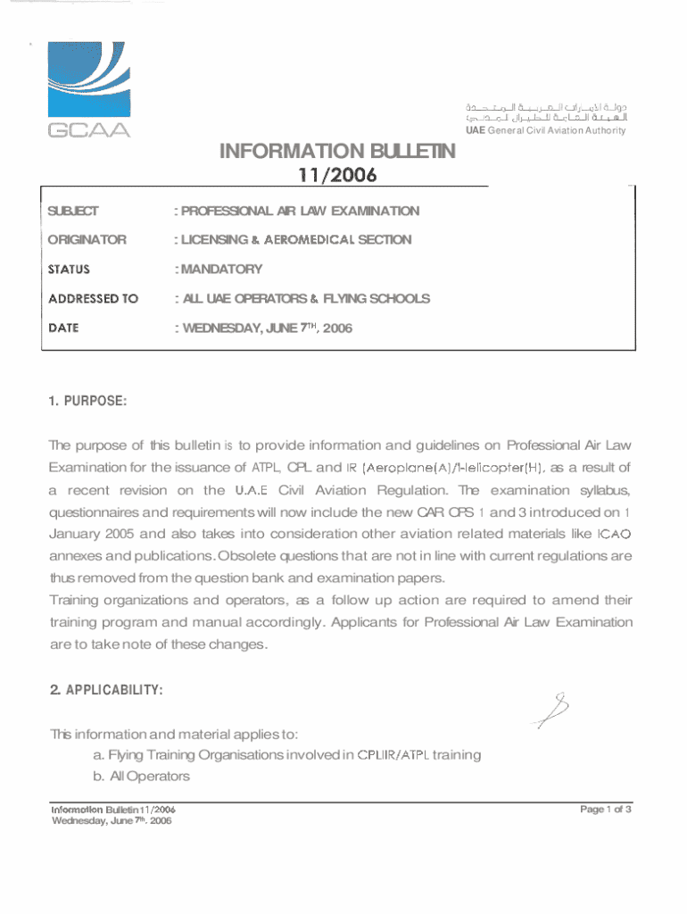 Fillable Online A UK Civil Aviation Authority protocol to allow pilots with ... Fax Email Print ...