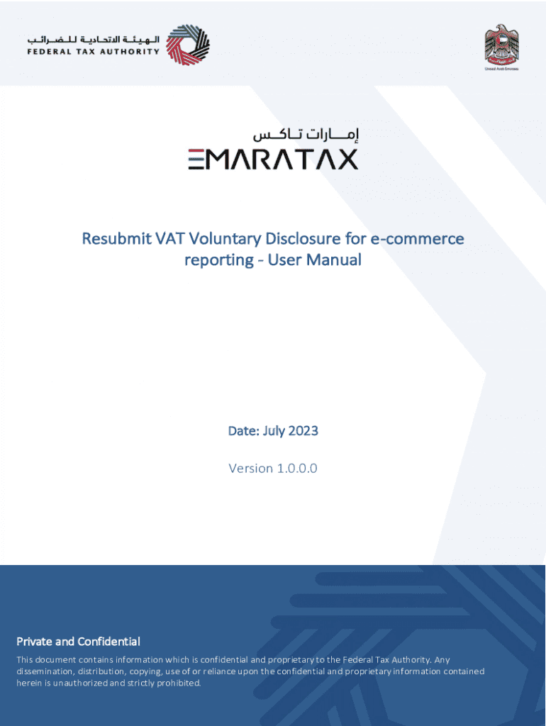 Fillable Online User Manual for Emaratax Portal Fax Email Print - pdfFiller