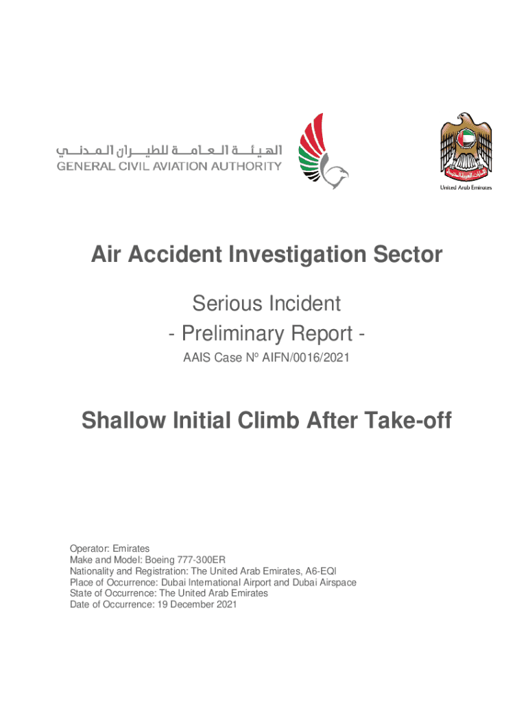 Fillable Online Shallow Initial Climb After Take-off Fax Email Print ...