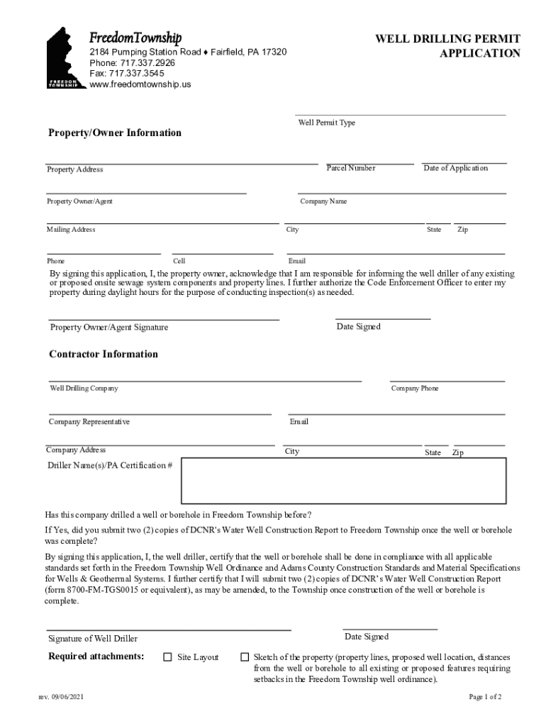 Fillable Online Apply for a Water Well Drillers License and Rig Permit Fax Email Print - pdfFiller