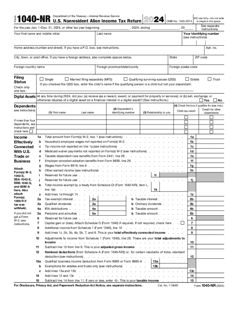 1040nr form: Fill out & sign online | DocHub 1040nr form: Fill out & sign online | DocHub