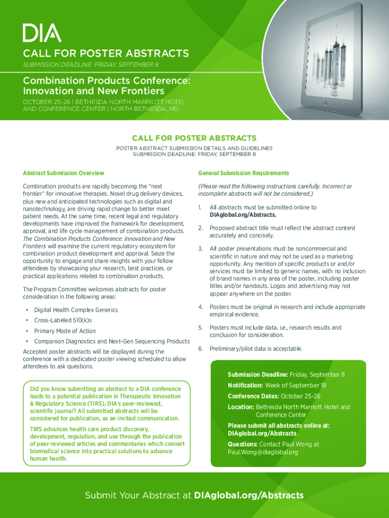 Fillable Online Submit an abstract for a scientific symposium or poster ... Fax Email Print ...