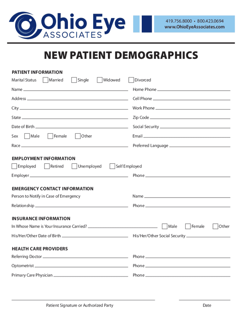 Fillable Online Patient Information Form Fax Email Print - pdfFiller
