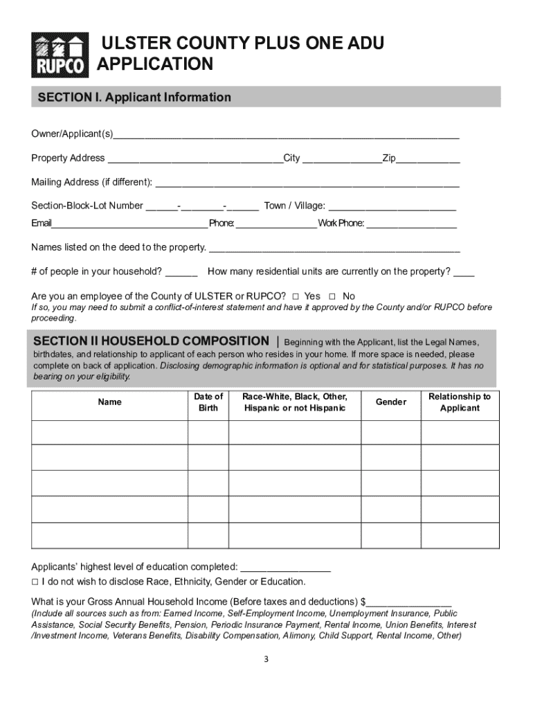 Fillable Online ADU Ulster Application Pack Fax Email Print - pdfFiller