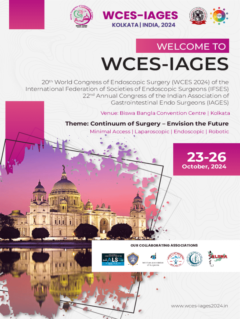 Fillable Online 20th World Congress of Endoscopic Surgery (wces 2024 ...
