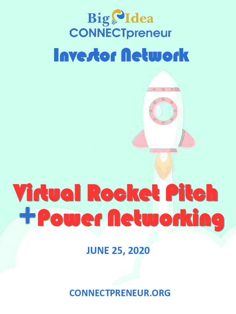 Fillable Online Power Networking Virtual Rocket Pitch Fax Email Print - pdfFiller