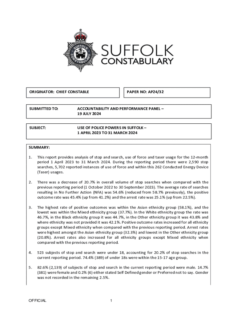 Fillable Online Accountability & Performance Panel Fax Email Print - pdfFiller