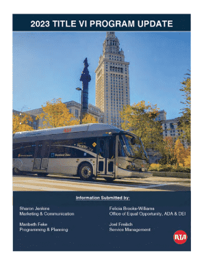 Fillable Online Gcrta Title Vi Program Update 2023 Fax Email Print ...