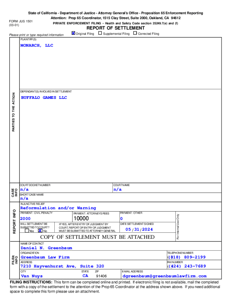 Fillable Online law offices - brodsky & smith - California Department ...