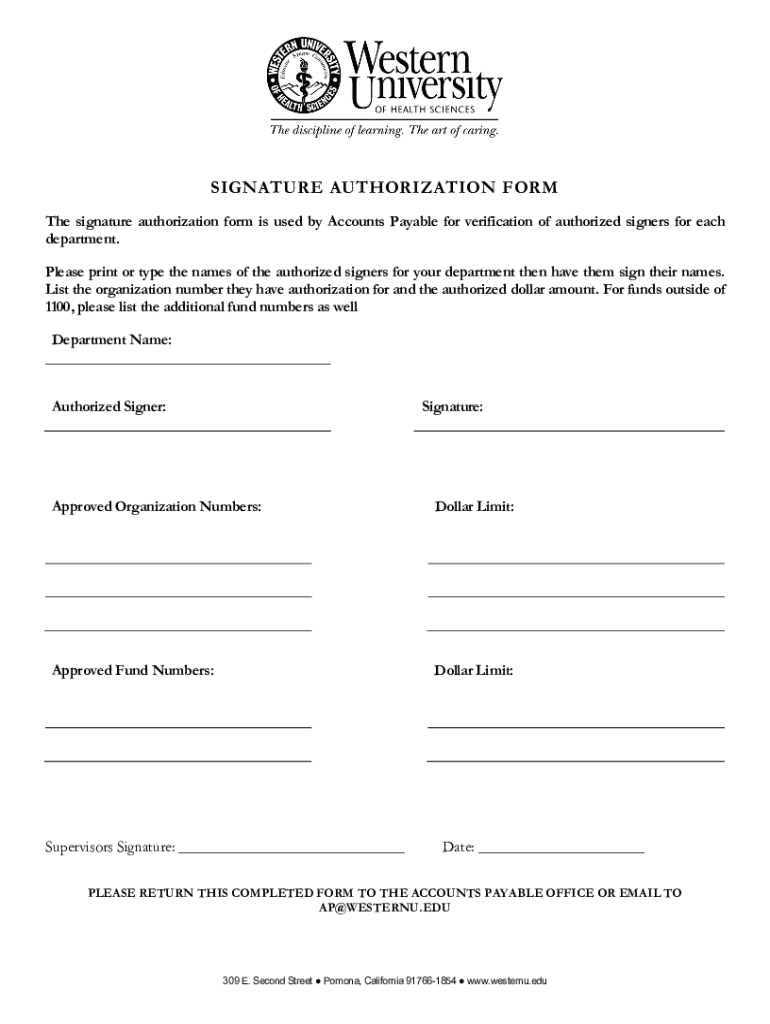 Fillable Online Signature Authorization Fax Email Print - pdfFiller