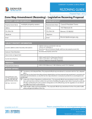 Fillable Online Community Planning & Development - Rezoning Proposal ...