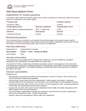 Fillable Online Section 95 Officer - Female Only Fax Email Print ...